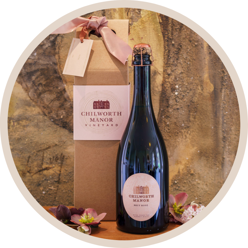 Gift Packaged Chilworth Manor Brut Rosé 2021 – Chilworth Manor Vineyard
